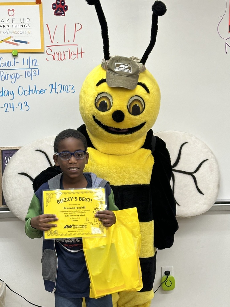 OCTOBER BUZZY BEST AWARD | CUSD #3 Fulton County